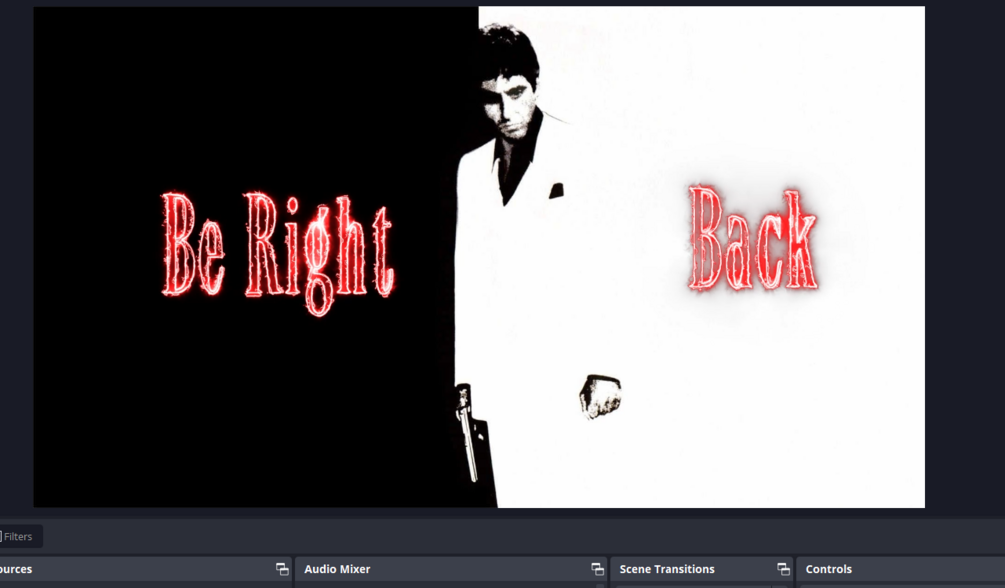 Scarface Animated Overlay Stream Pack