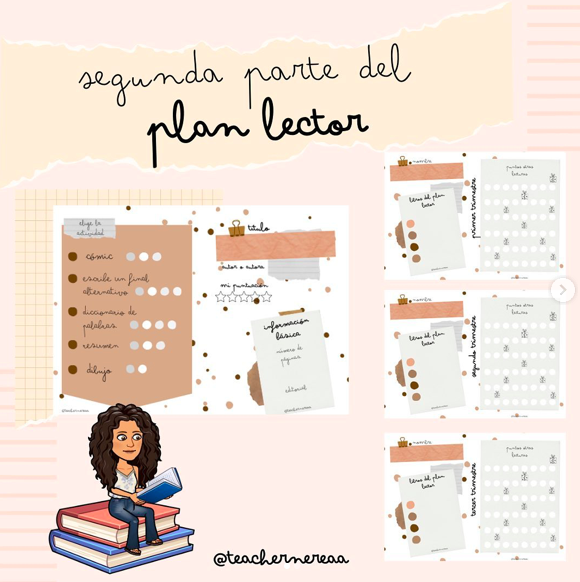 Plan lector: álbum de cromos + fichas de otras lecturas