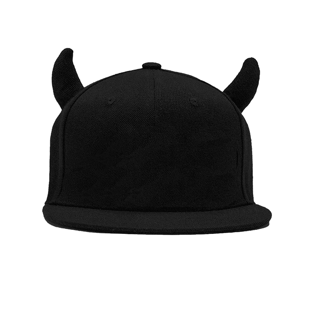 HORNED FITTED HAT MOCKUP