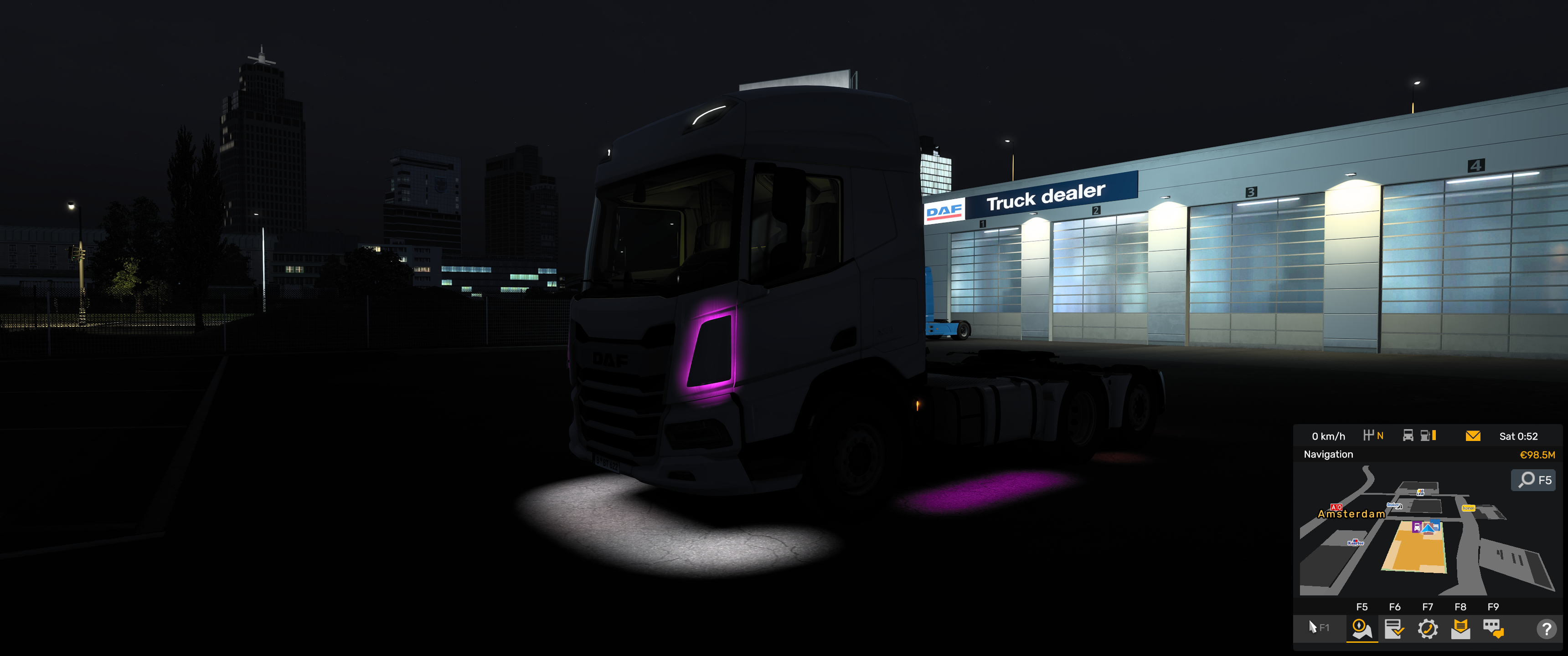 Daf XD front bumper neons - WC007 D3SIGN