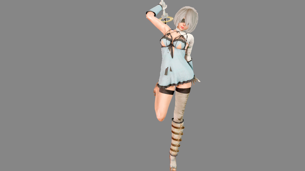 hs1 NieR:Automata 2b dlc costume