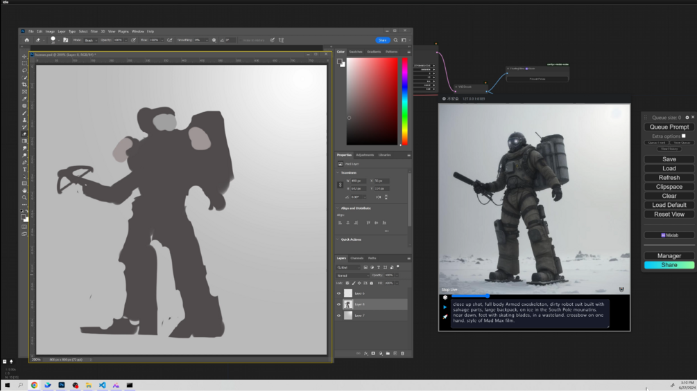 Live-Link Concept Workflow in ComfyUI_v1.0