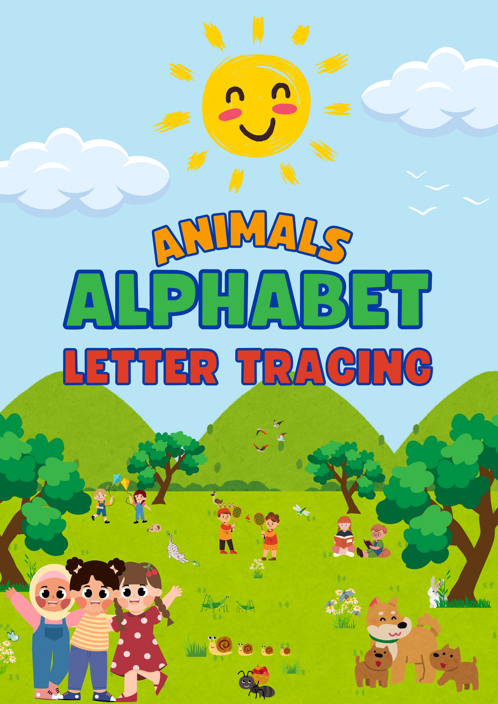Busy Book – Animal Alphabet Tracing Workbook (Printable PDF)