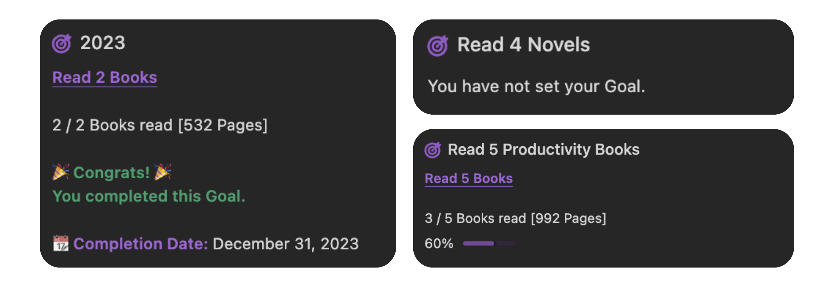 Notion Reading Tracker