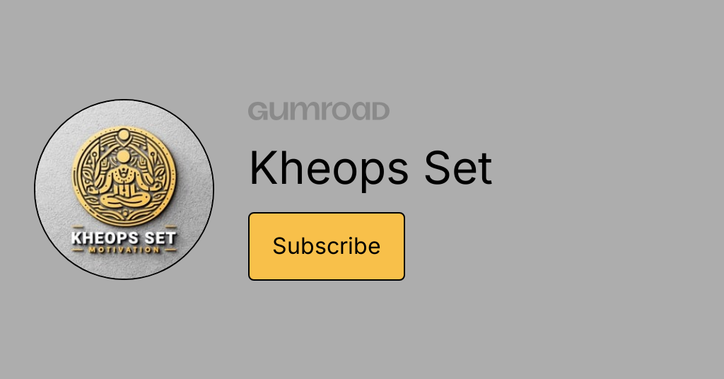 Kheops Set