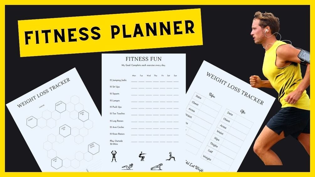 Your Ultimate Digital Fitness Planner for a Healthier You!"