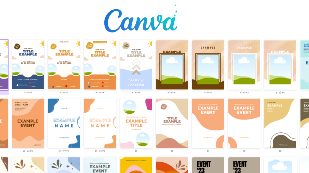 Canva Poster Templates | Modern Canva Poster Mock-ups