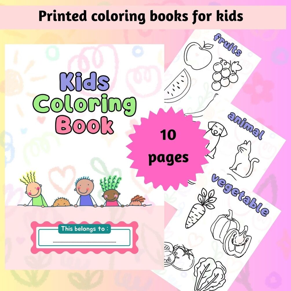 Kids Coloring book PDF