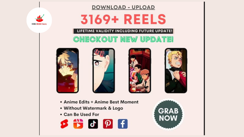 Most Viral Anime Editable Reels Bundle