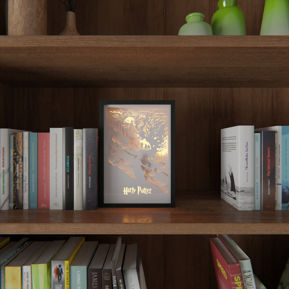 Harry Potter Azkaban Prisoner Inspired by Diy Light Box Lamp Template ...