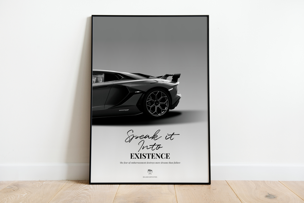 Lamborghini SVJ Poster | Digital Download - Luxury Car Wall Art, Garage ...
