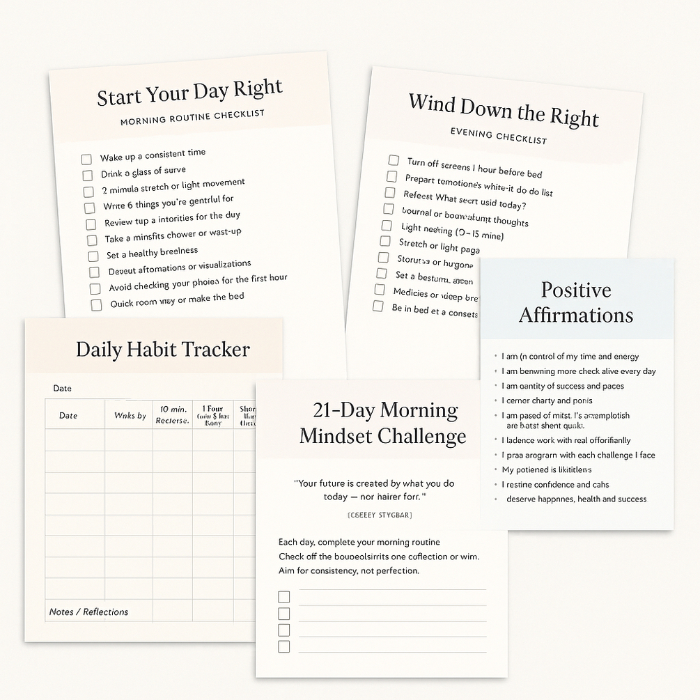 Ultimate Daily Routine Bundle (5-in-1 Printable Kit)