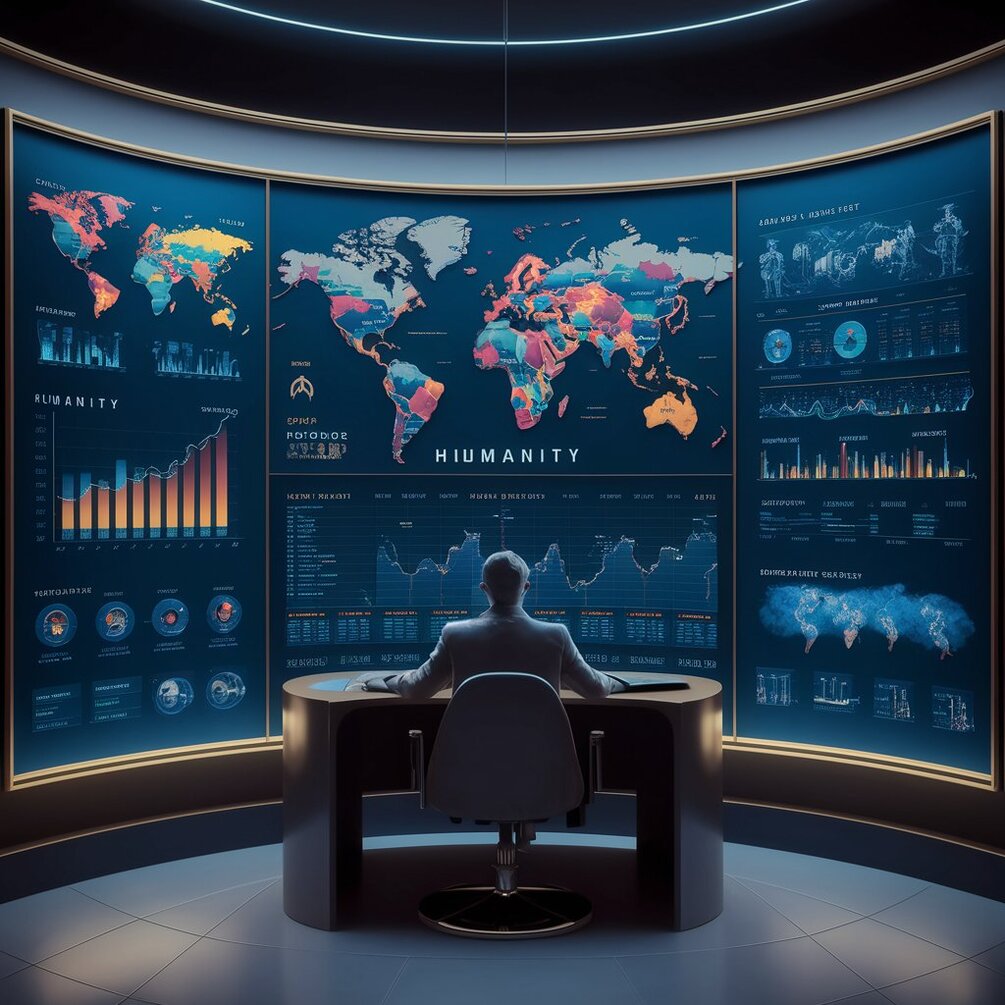 Create an impressive humanity control panel with Power Bi