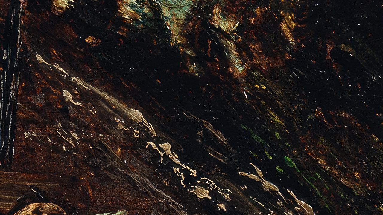 The writer Hermann Rollett at the waterfall by Anton Romako