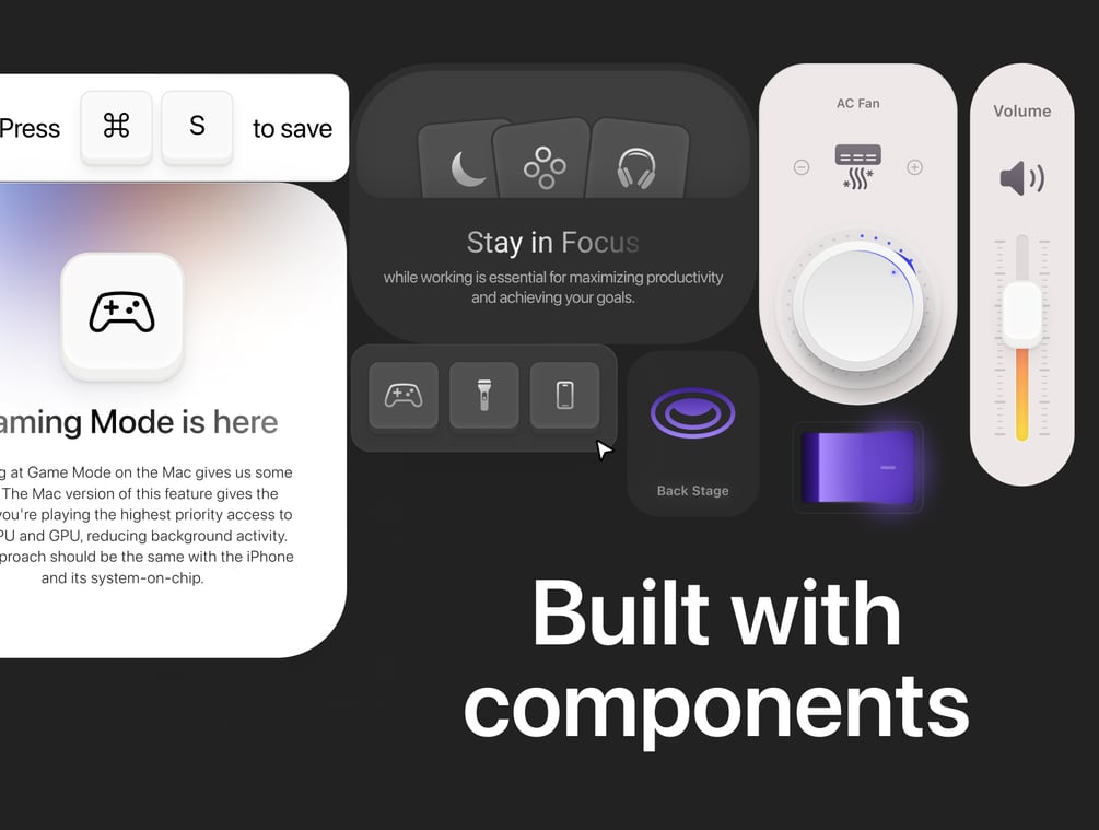 Neumorphism UI Kit