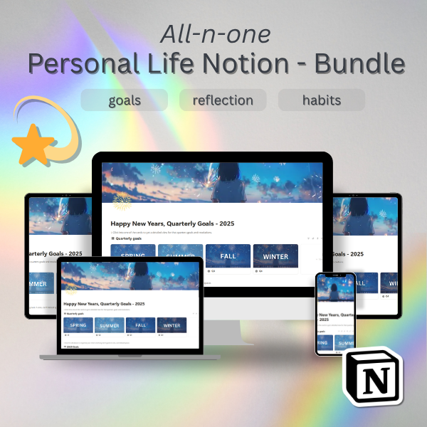 Personal Life Notion - Bundle