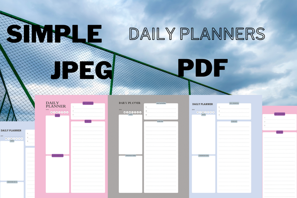 best simplest Daily planner freebie 22,free planners