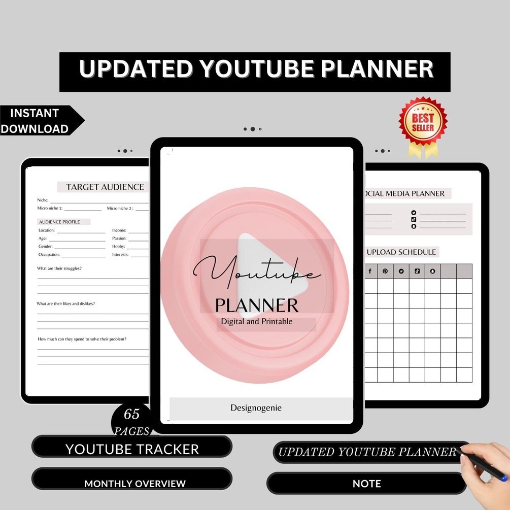 YouTube Planner Printable