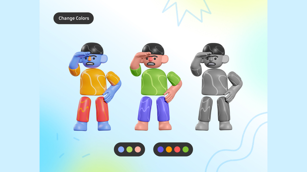 MaBro 3D Character Illustrations