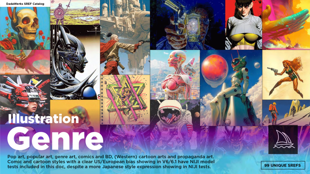 SREF Catalog - ILLUSTRATION - GENRE