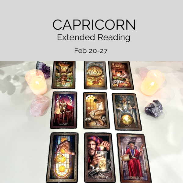 Capricorn Extended Love Reading: Feb 20-27