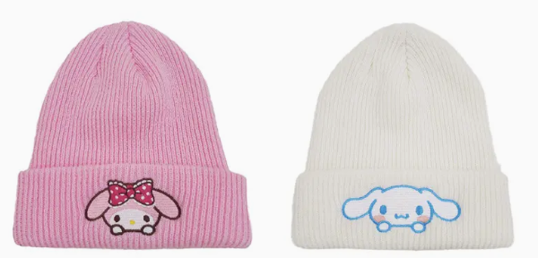 Cute Knitted Cap! Cinnamoroll and My Melody