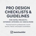 Kitchen Design Checklist | For Hotel Projects