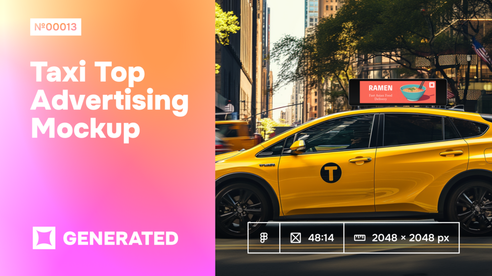 GENERATED - Taxi Top Advertising Mockup for Figma - 00013 - 48:14