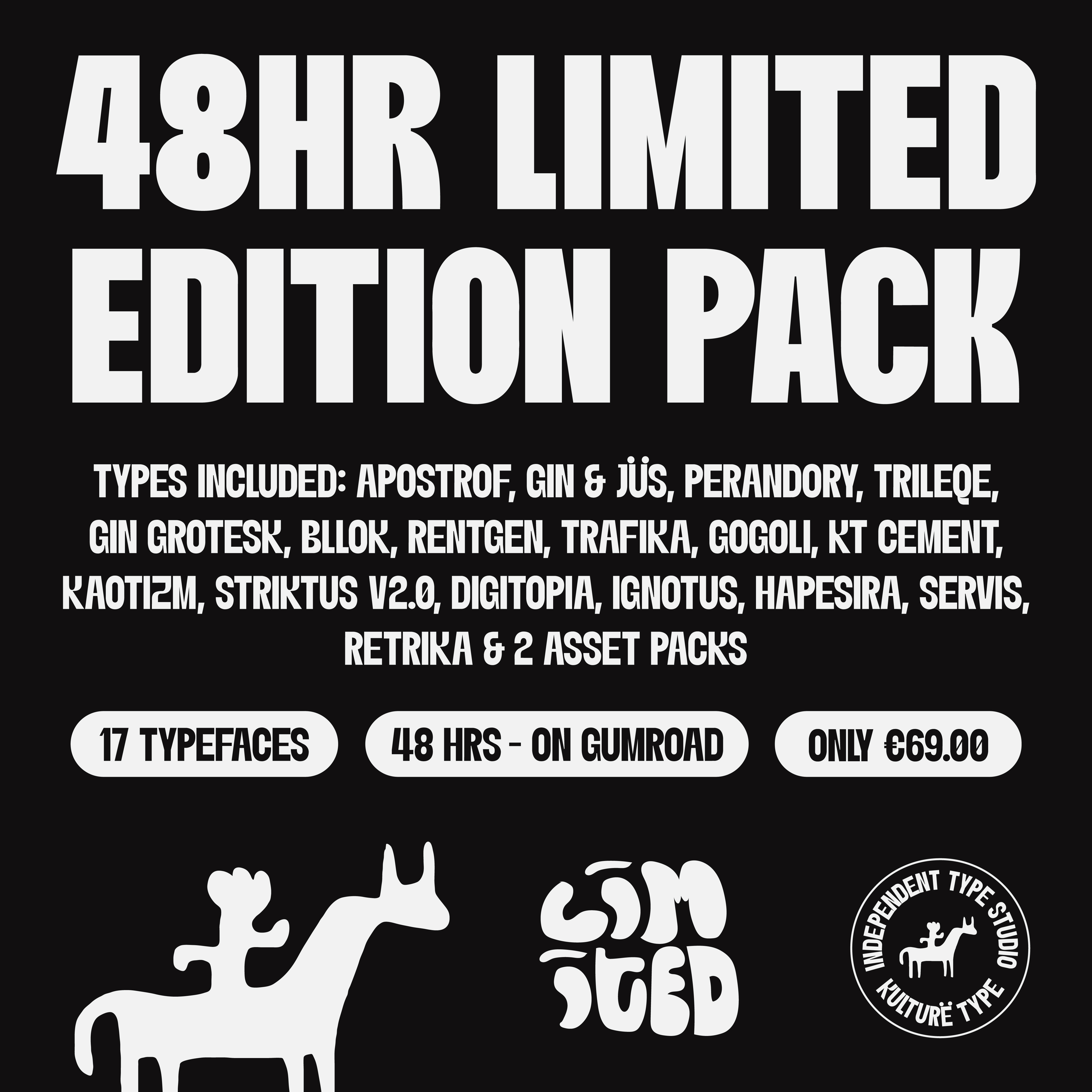 Limited Edition Type Pack is back (48 hrs only!) 🔥 - 𝕶𝖚𝖑𝖙𝖚𝖗𝖊 𝕿𝖞𝖕𝖊