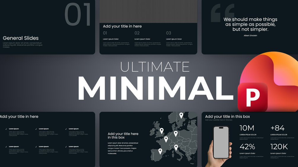 The Ultimate Minimal PowerPoint Template - PRE-SALE