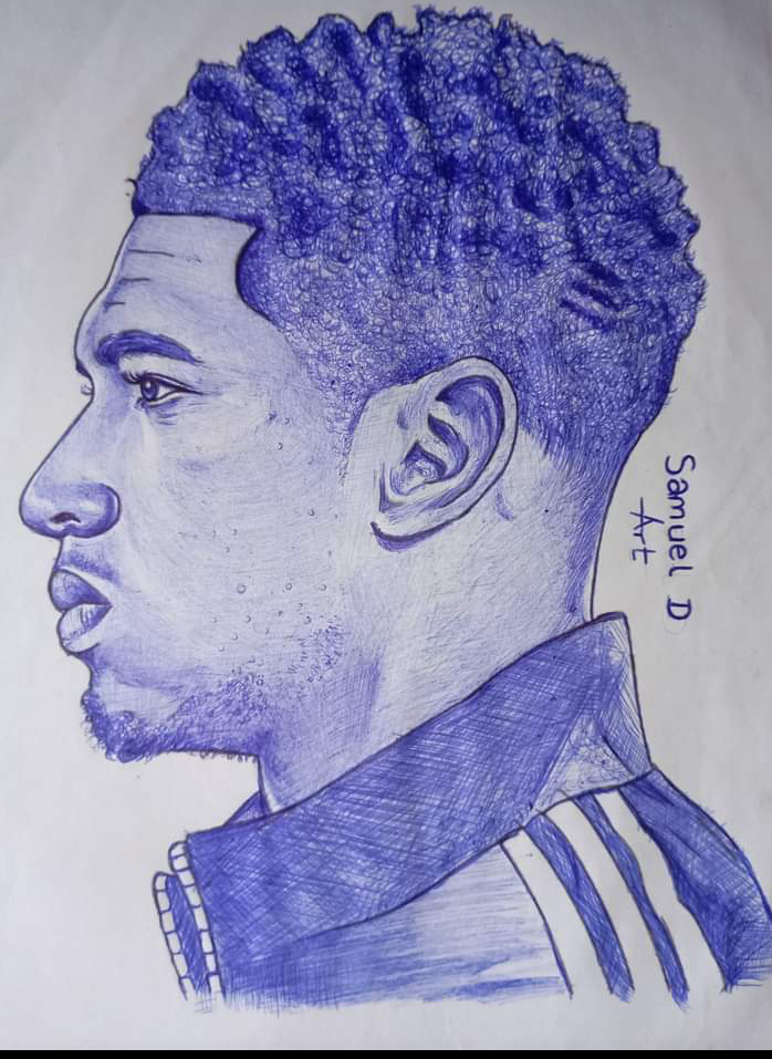 Drawing of Jude Bellingham