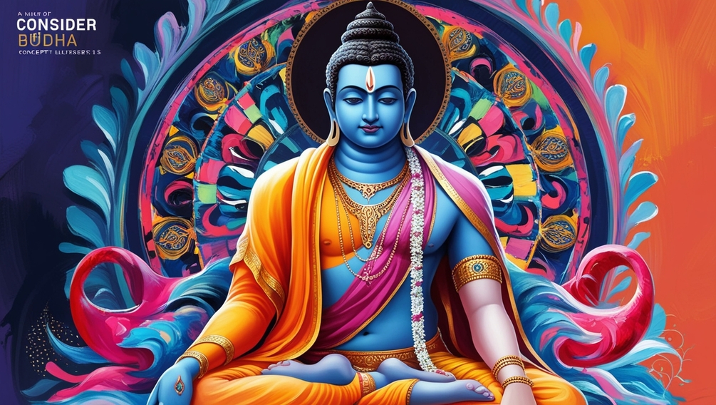 🌟Transcendent Buddha: An Abstract Expressionist Journey🧘