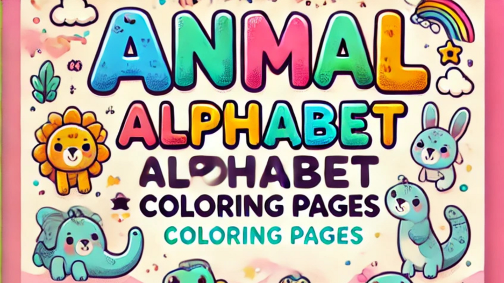 Animal Alphabet Coloring Pages