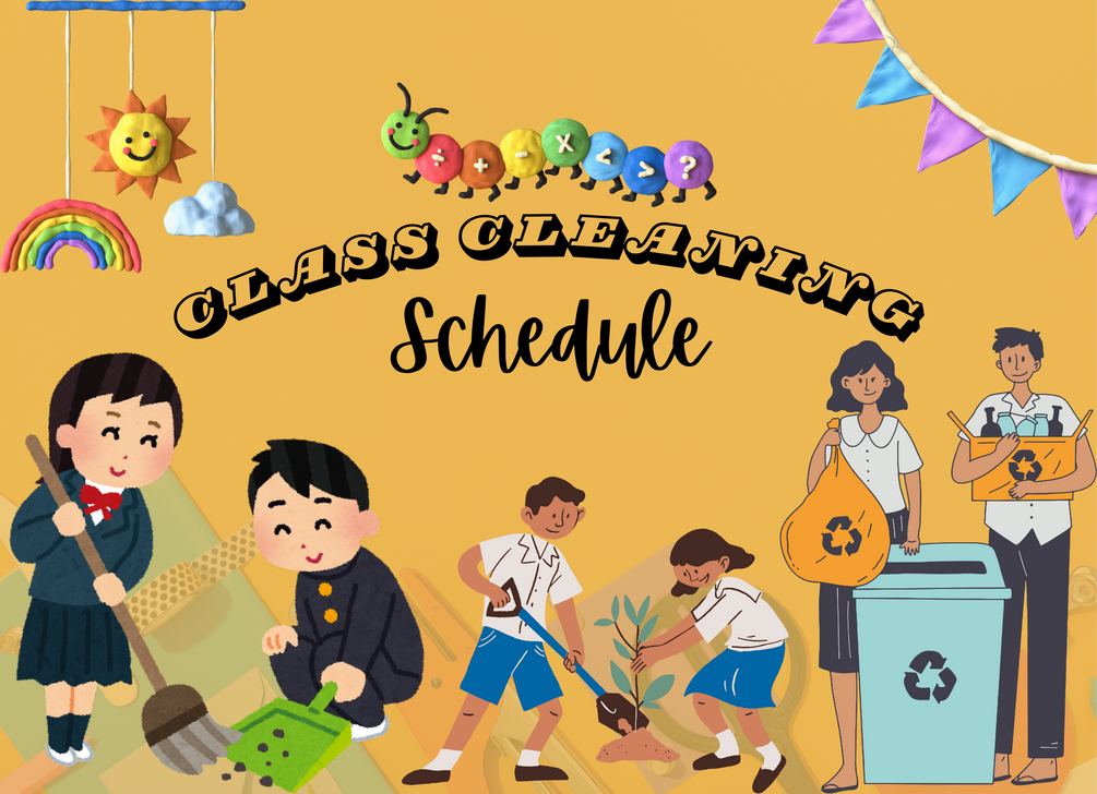 Class Cleaning Schedule