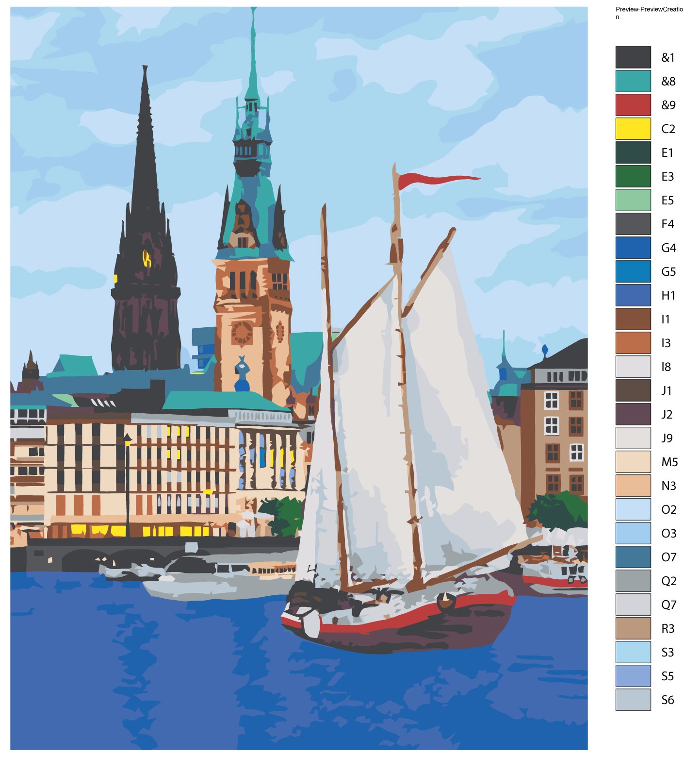 Custom Paint By Number from any Image