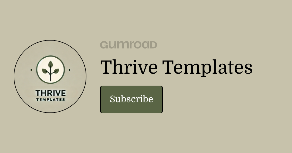 Thrive Templates