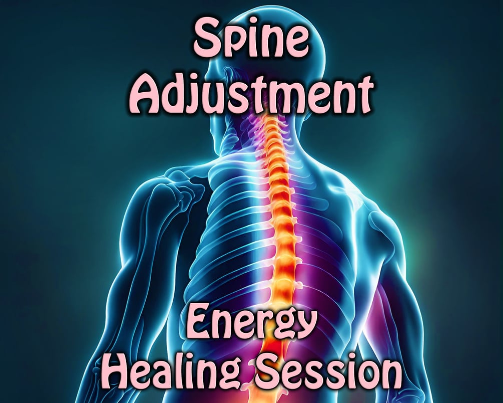 Spine Adjustment Reiki Distance Energy Healing Session Same Day Pain ...