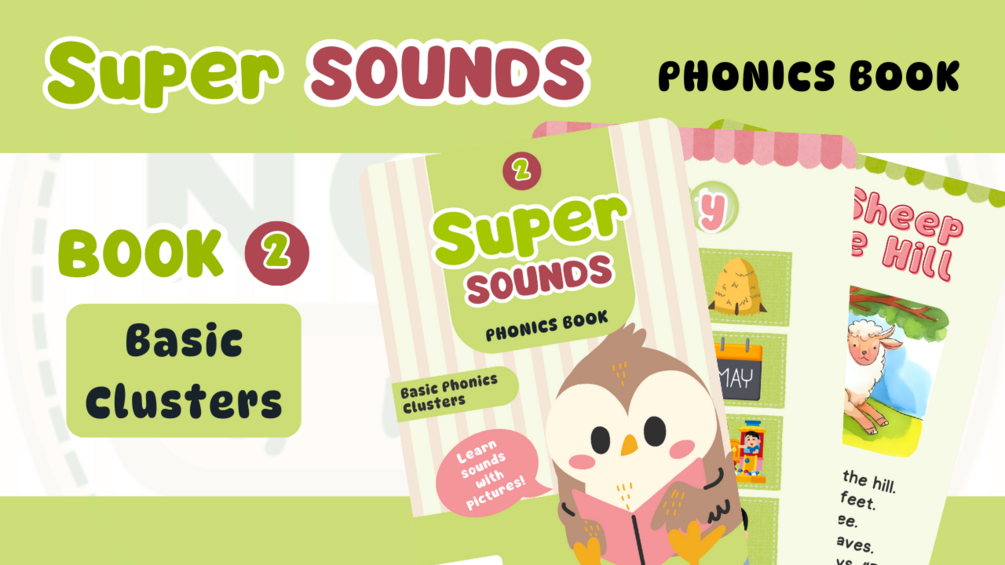 Super Sounds - Basic Phonics Clusters by Nook and Notes