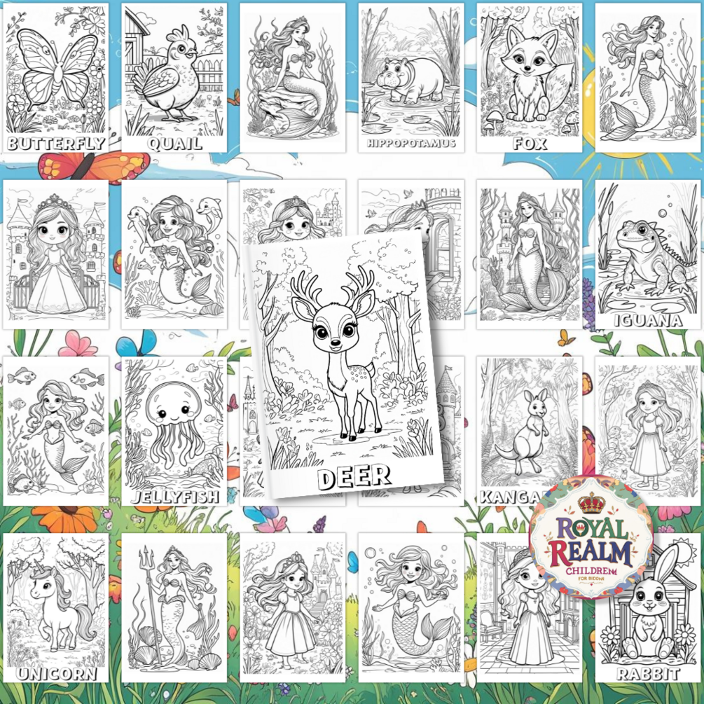 [ROYAL REALM CREATIVES] "Princesses, Mermaids & Animal Pals – A ...