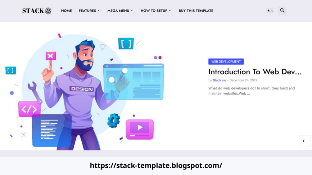 Stack Blogger Template