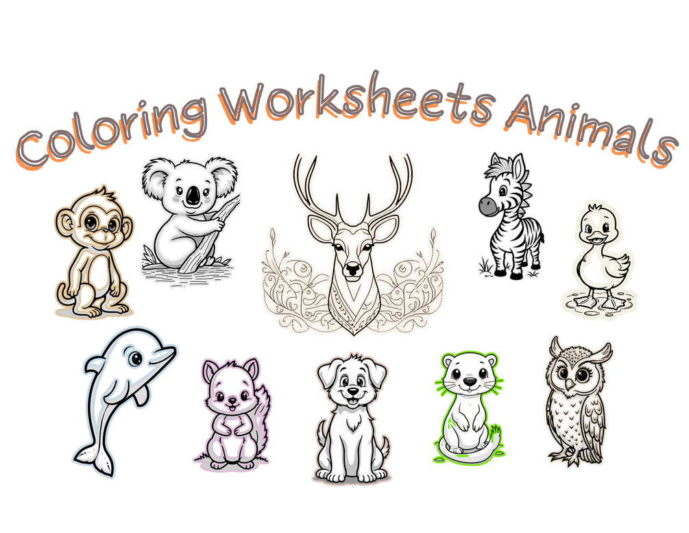 Coloring Pages for Kids - Color Me Wild