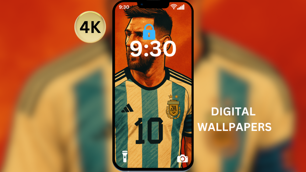 Phone wallpaper of Lionel Messi
