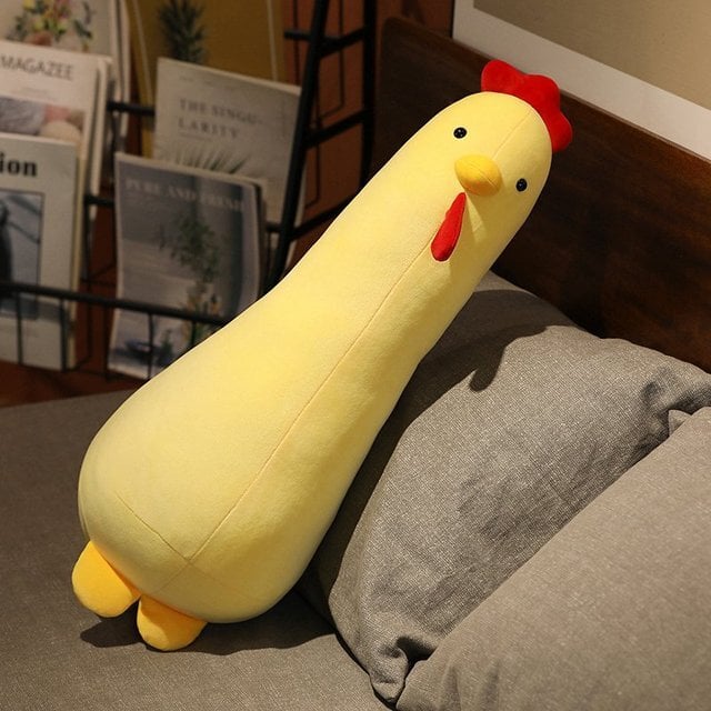 Giant chicken teddy bear pillow