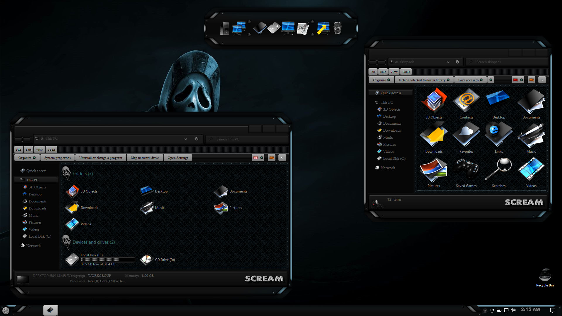 SCREAM Premium Skin Pack - skinpacks.com