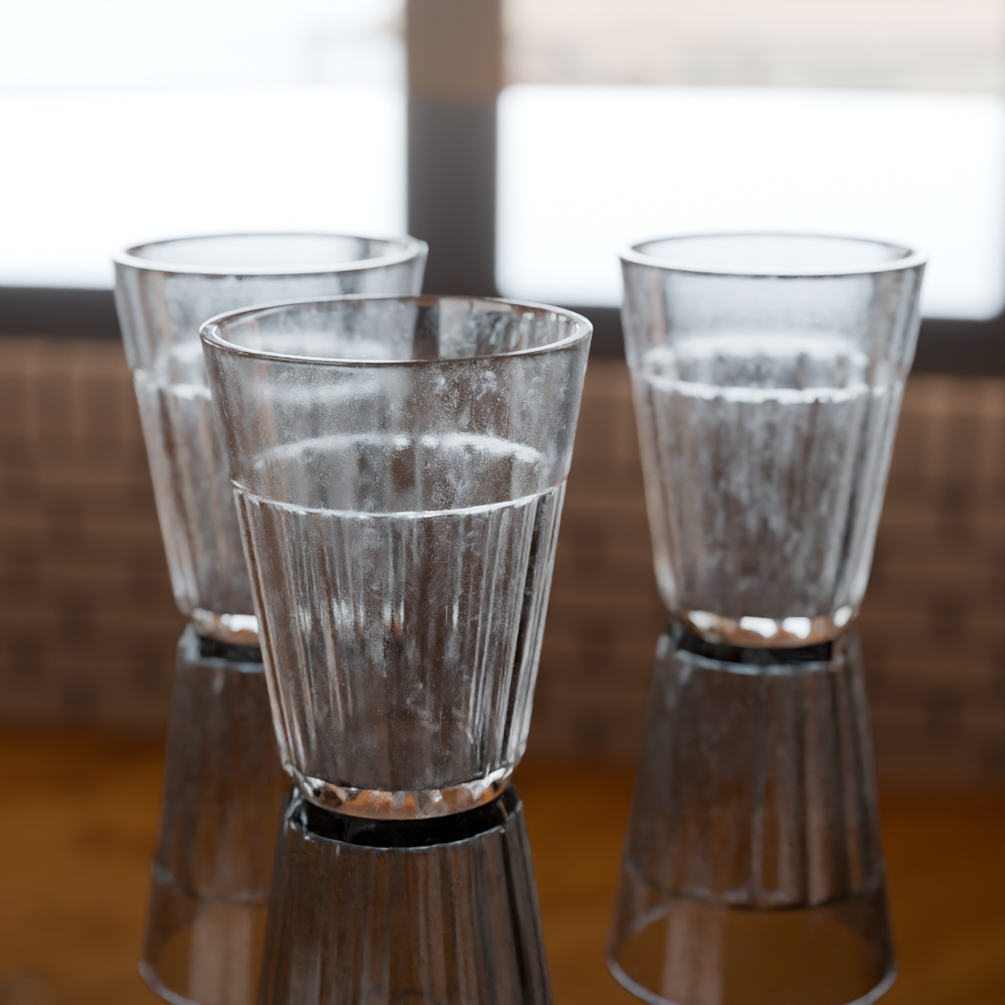 Indian Cutting Chai Glass – Stylized Glass Prop (Free 3D Model)