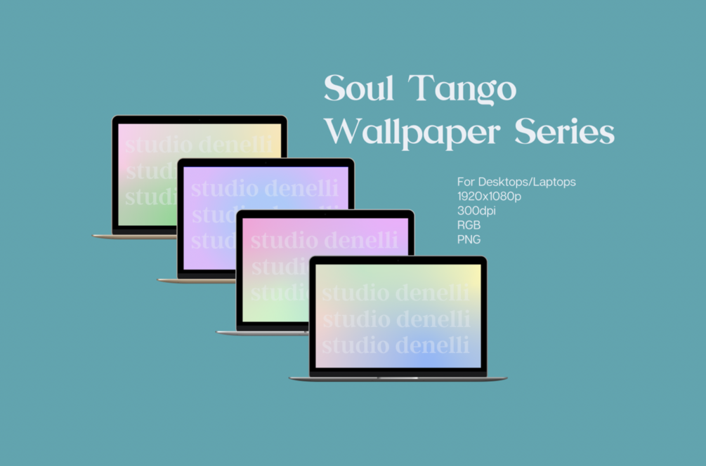 Soul Tango Gradient Wallpaper Series - For Laptops/Desktops