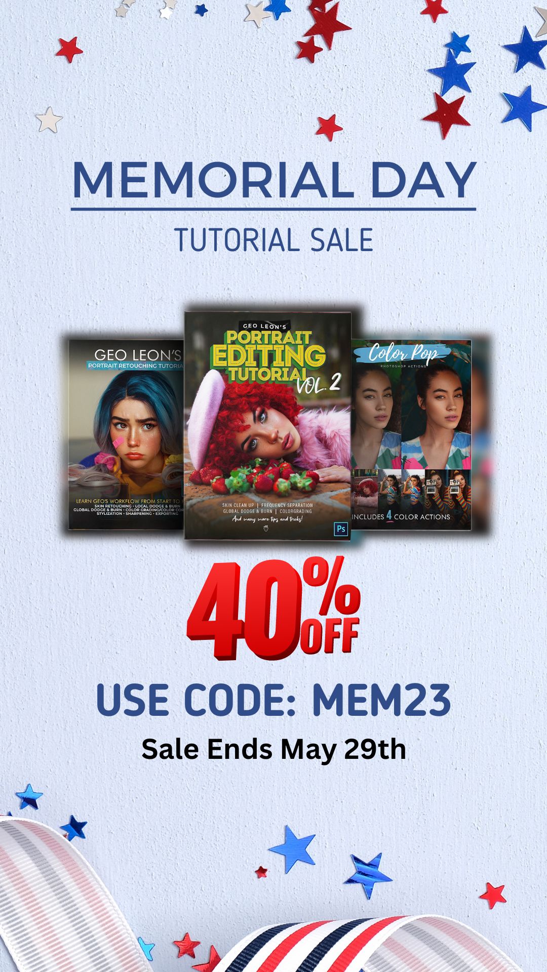 🇺🇸 MEMORIAL DAY - TUTORIAL SALE 🇺🇸 - geoleon