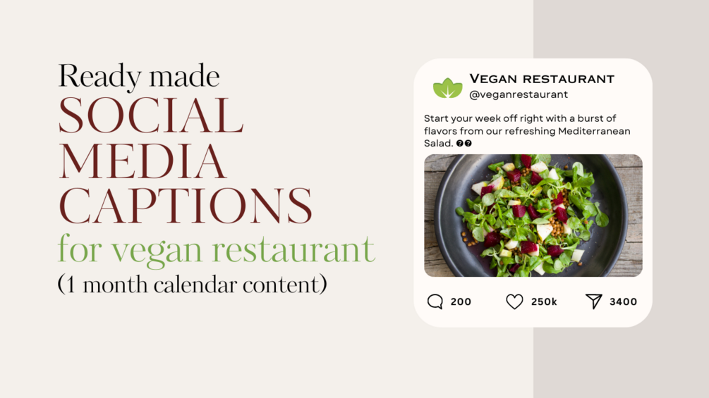 Social Media Captions (ready-to-use pre-written captions)