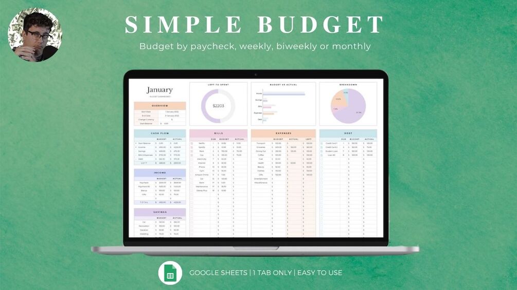 BUDGET PLANNER SPREADSHEET
