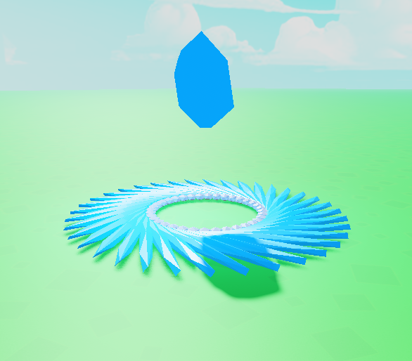 Fantasy crystal area
